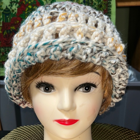Handmade | Accessories | Multicolor Crocheted Beanie Handmade With Love ...